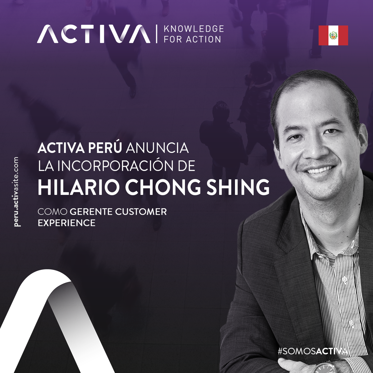 Activa Perú anuncia la incorporación de Hilario Chong Shing - Somos ...